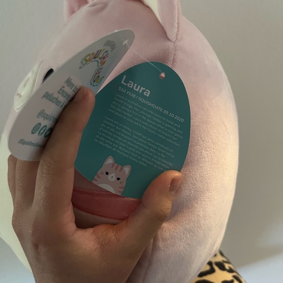 Squishmallows | Toys | Laura Pink Cat Squishmallow Nwt Unused 9 Inch ...